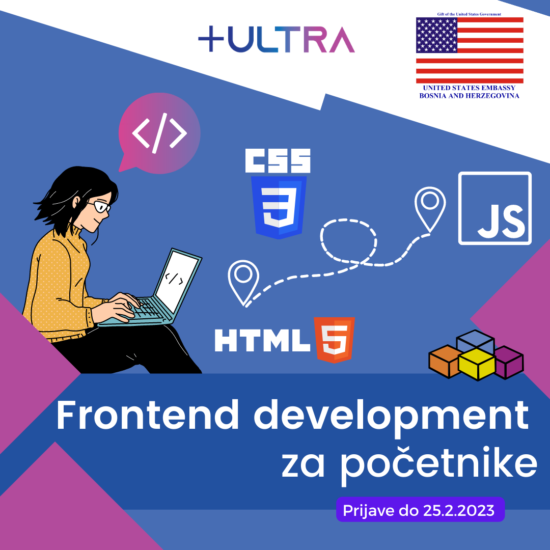 [Plus Ultra] Prijava na program "Frontend development za početnike" | Univerzitet u Sarajevu